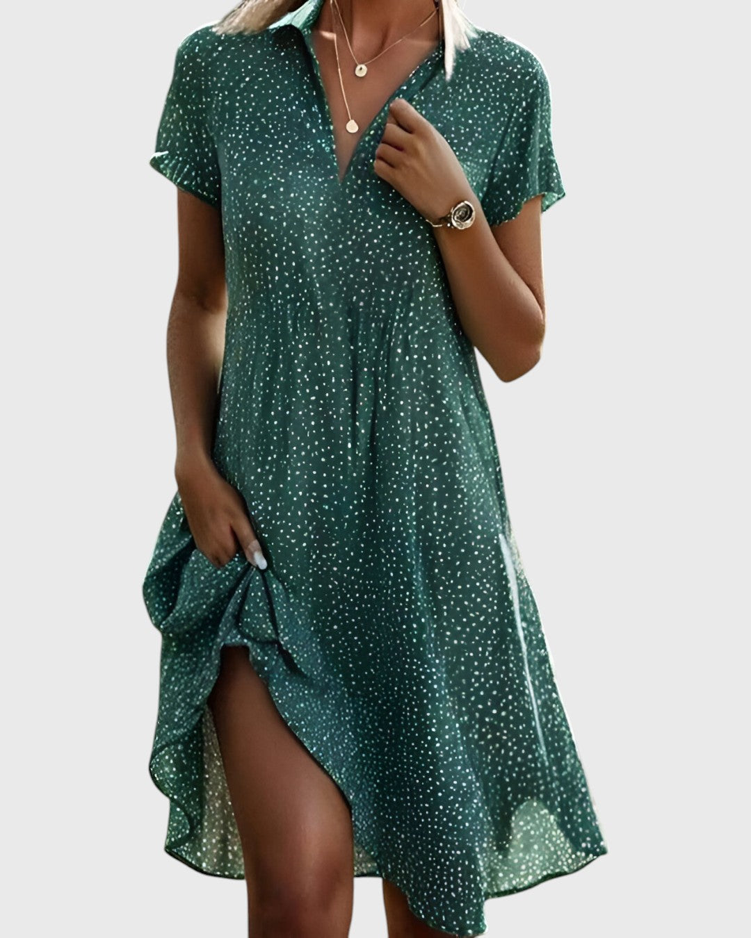 Bertha - Vestido Esencia Natural – García & Rodríguez